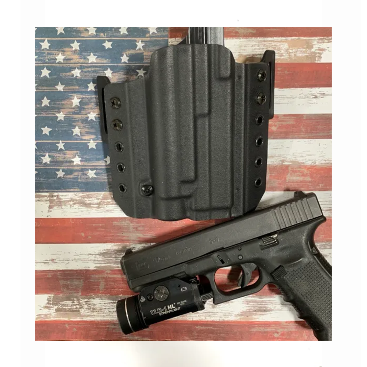 Advanced OWB Glock 17 (All Gens.)/22 Holster & Streamlight TLR-1 Light ...